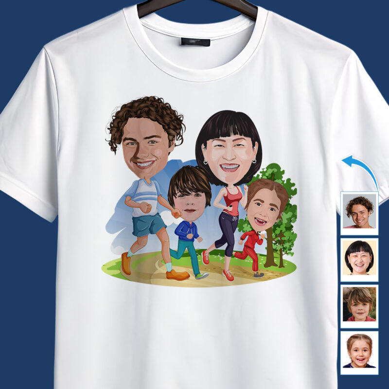 Transform Your Family Photo Into Custom Sumo Family Tee | Japanese ...